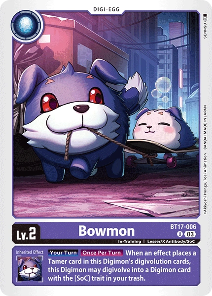 Bowmon (BT17-006) | DigimonCardGame Wiki | Fandom