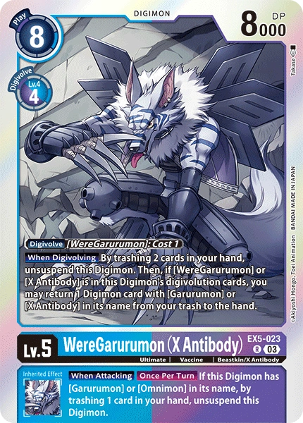WereGarurumon (X Antibody) (EX5-023) | DigimonCardGame Wiki | Fandom