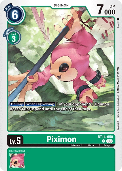 Piximon (BT14-050) | DigimonCardGame Wiki | Fandom