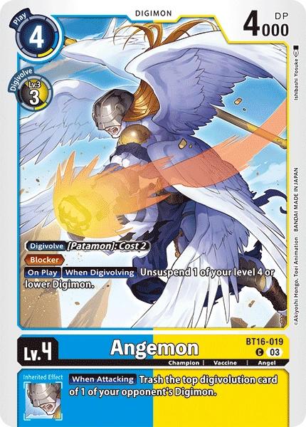 Angemon (BT16-019) | DigimonCardGame Wiki | Fandom