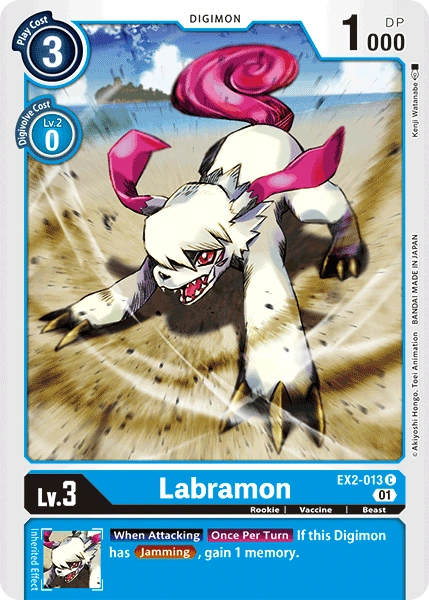 Labramon (EX2-013) | DigimonCardGame Wiki | Fandom