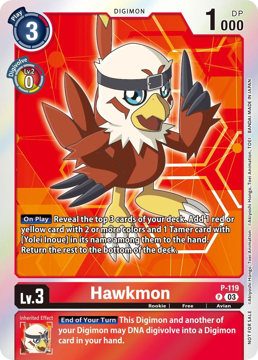 Hawkmon (P-119) | DigimonCardGame Wiki | Fandom