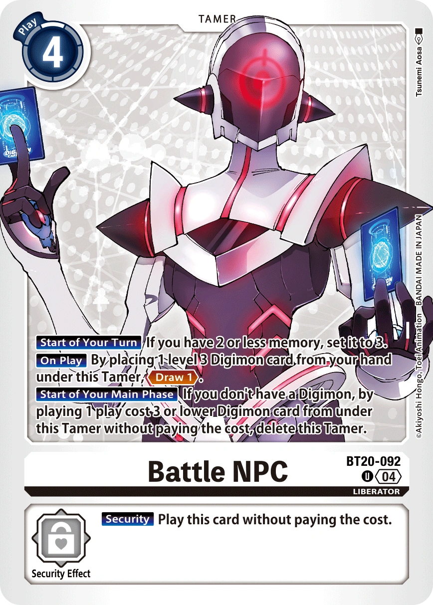 Battle NPC (BT20-092) | DigimonCardGame Wiki | Fandom