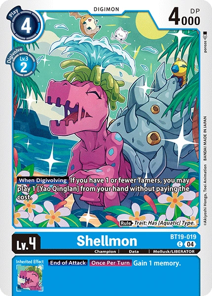 Shellmon (BT19-019) | DigimonCardGame Wiki | Fandom
