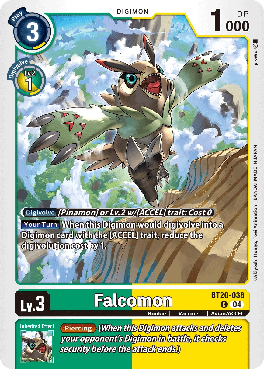 Falcomon (BT20-038) | DigimonCardGame Wiki | Fandom