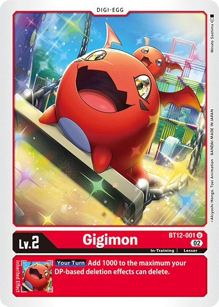 Gigimon (BT12-001) | DigimonCardGame Wiki | Fandom