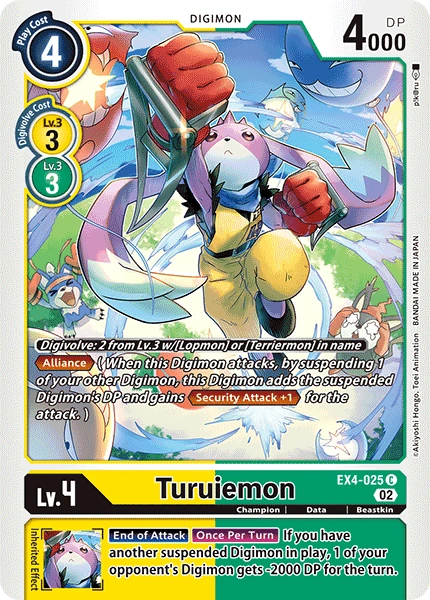 Turuiemon (EX4-025) | DigimonCardGame Wiki | Fandom