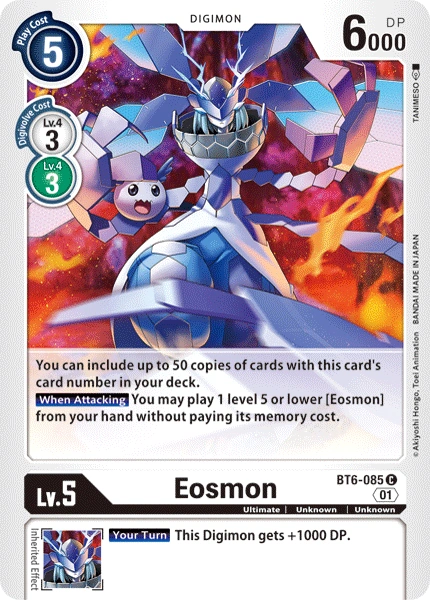 Eosmon (BT6-085) | DigimonCardGame Wiki | Fandom