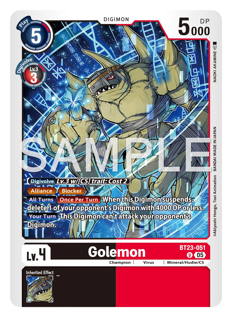 Golemon (BT23-051) | DigimonCardGame Wiki | Fandom