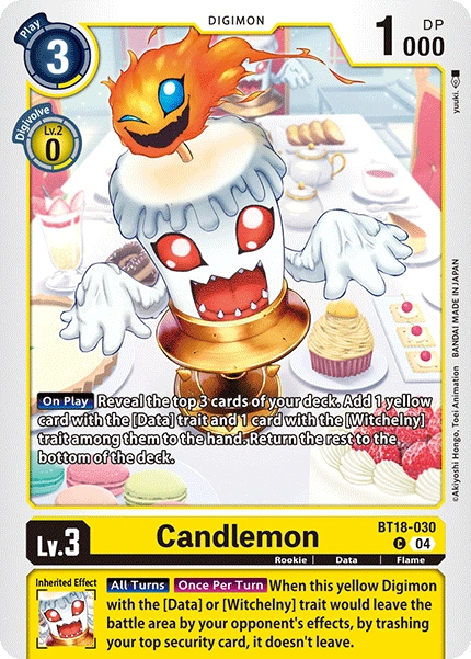 Candlemon (BT18-030) | DigimonCardGame Wiki | Fandom