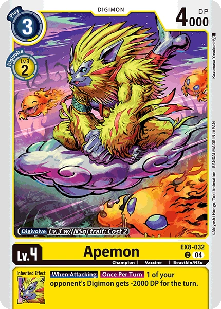 Apemon (EX8-032) | DigimonCardGame Wiki | Fandom