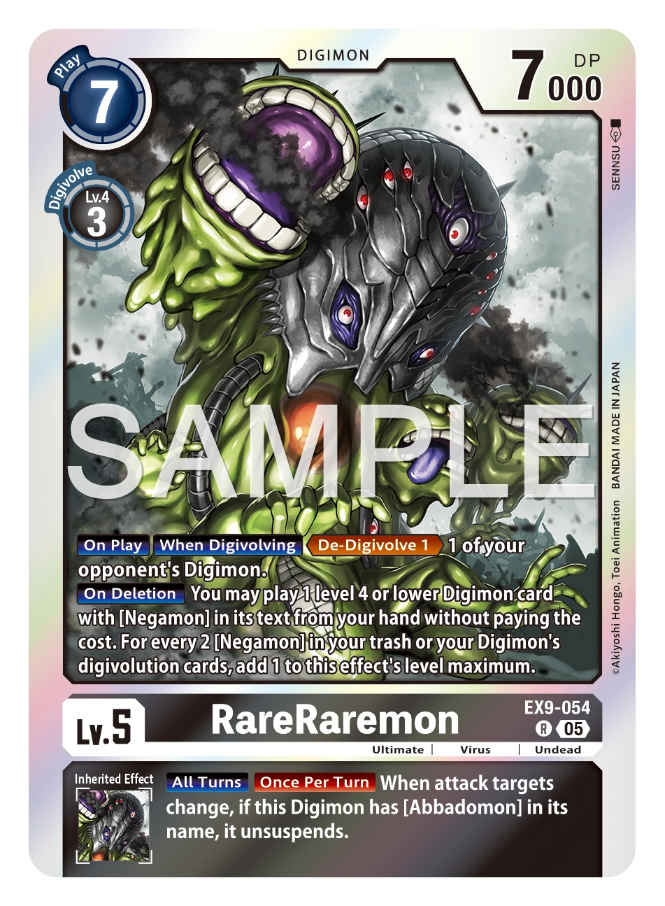 RareRaremon (EX9-054) | DigimonCardGame Wiki | Fandom