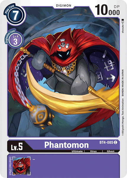Phantomon (BT4-085) | DigimonCardGame Wiki | Fandom