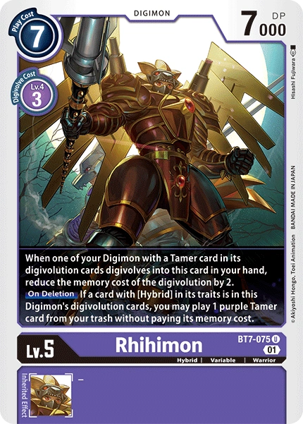 Rhihimon (BT7-075) | DigimonCardGame Wiki | Fandom
