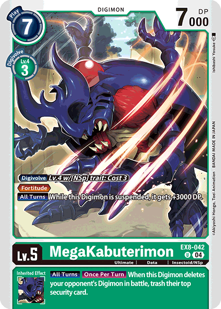 MegaKabuterimon (EX8-042) | DigimonCardGame Wiki | Fandom