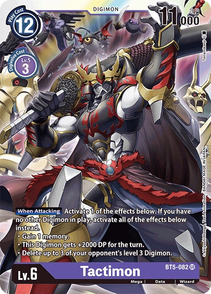 Tactimon (BT5-082) | DigimonCardGame Wiki | Fandom