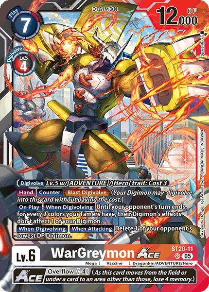WarGreymon (ST20-11) | DigimonCardGame Wiki | Fandom