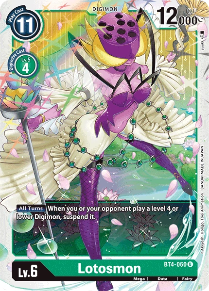 Lotosmon (BT4-060) | DigimonCardGame Wiki | Fandom