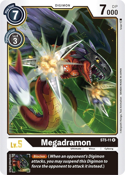 Megadramon (ST5-11) | DigimonCardGame Wiki | Fandom
