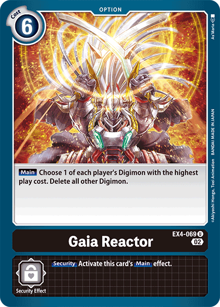Gaia Reactor (EX4-069) | DigimonCardGame Wiki | Fandom