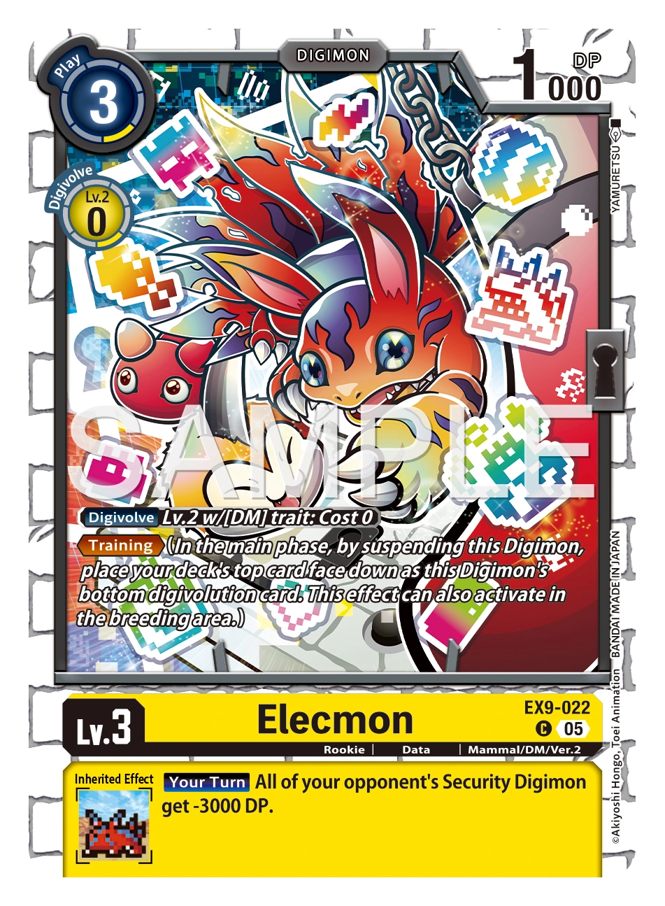Elecmon (EX9-022) | DigimonCardGame Wiki | Fandom