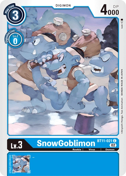 SnowGoblimon (BT11-021) | DigimonCardGame Wiki | Fandom