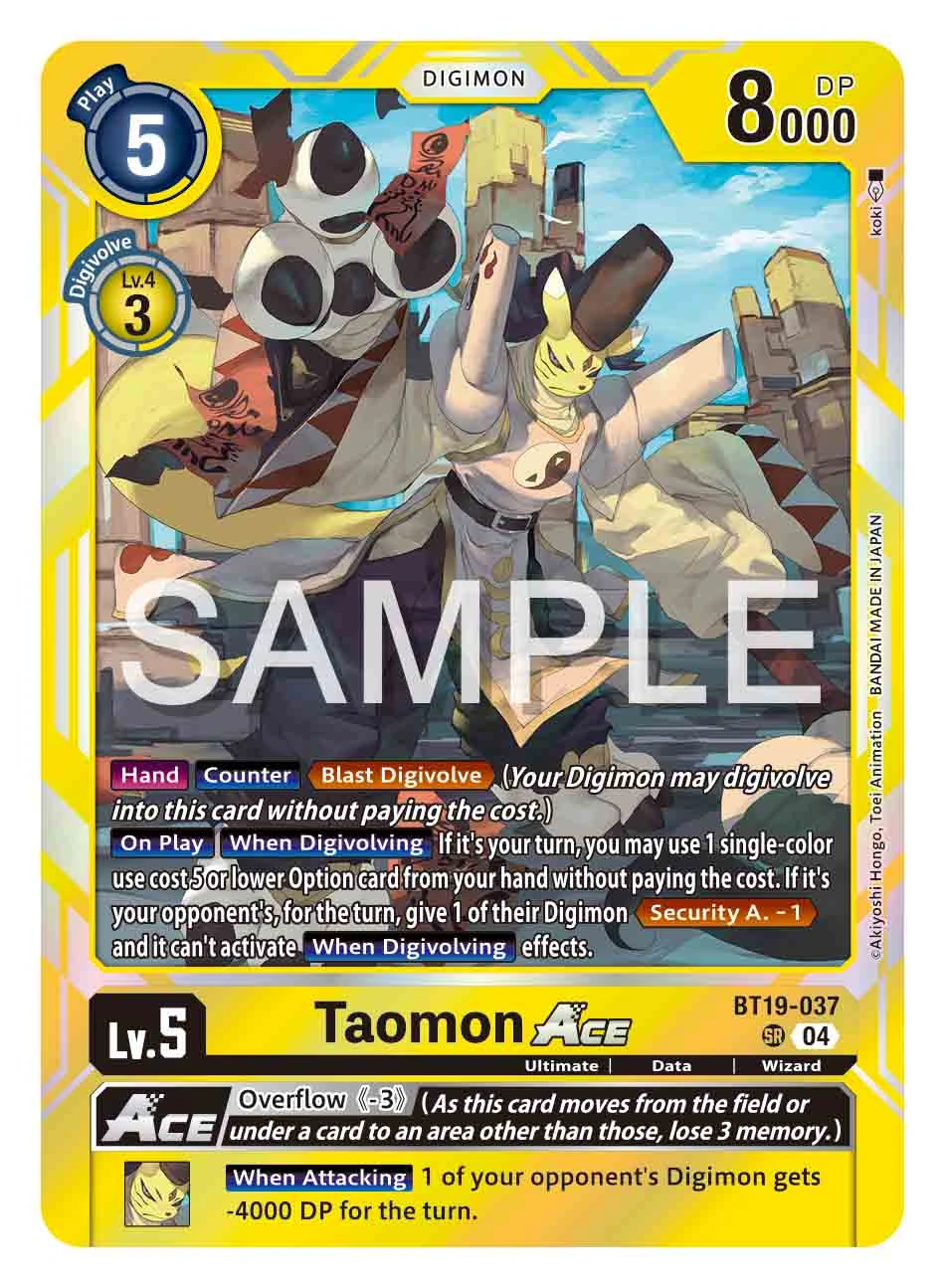 Taomon (BT19-037) | DigimonCardGame Wiki | Fandom