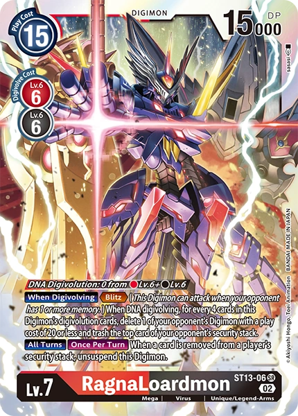 RagnaLoardmon (ST13-06) | DigimonCardGame Wiki | Fandom