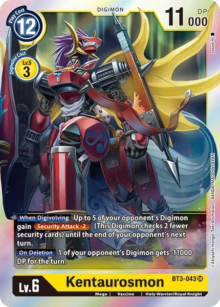 Kentaurosmon (BT3-043) | DigimonCardGame Wiki | Fandom