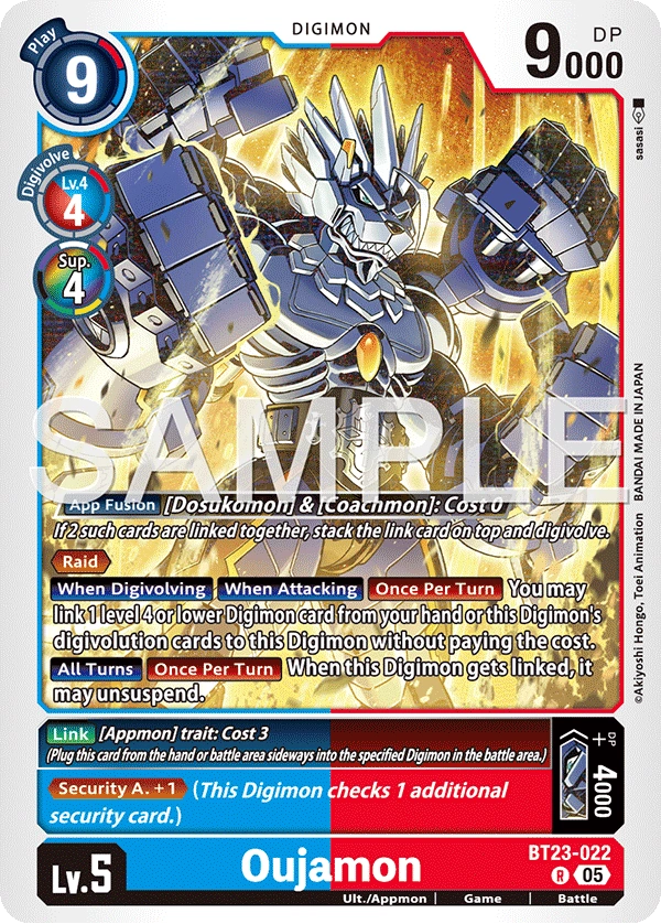 Oujamon (BT23-022) | DigimonCardGame Wiki | Fandom