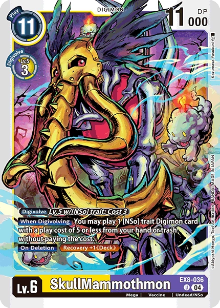 SkullMammothmon (EX8-036) | DigimonCardGame Wiki | Fandom