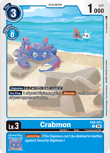 Crabmon (EX8-017) | DigimonCardGame Wiki | Fandom