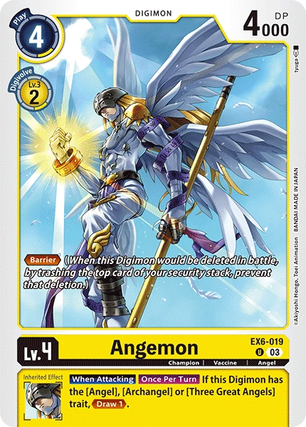 Angemon (EX6-019) | DigimonCardGame Wiki | Fandom