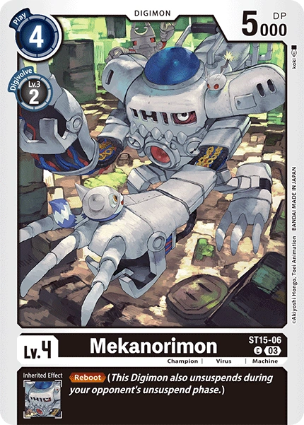 Mekanorimon (ST15-06) | DigimonCardGame Wiki | Fandom