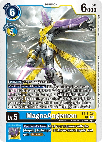 MagnaAngemon (BT16-024) | DigimonCardGame Wiki | Fandom