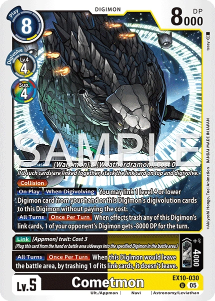 Cometmon (EX10-030) | DigimonCardGame Wiki | Fandom