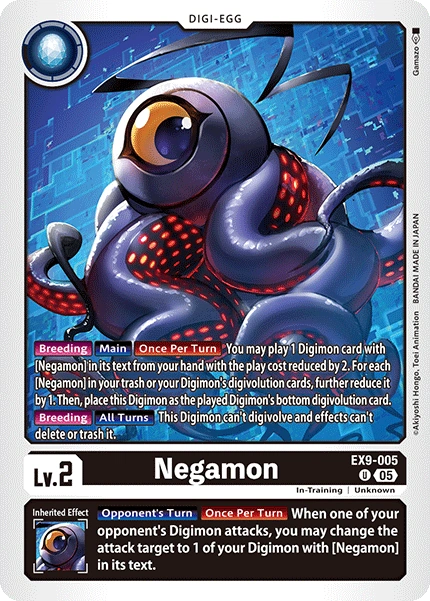 Negamon (EX9-005) | DigimonCardGame Wiki | Fandom