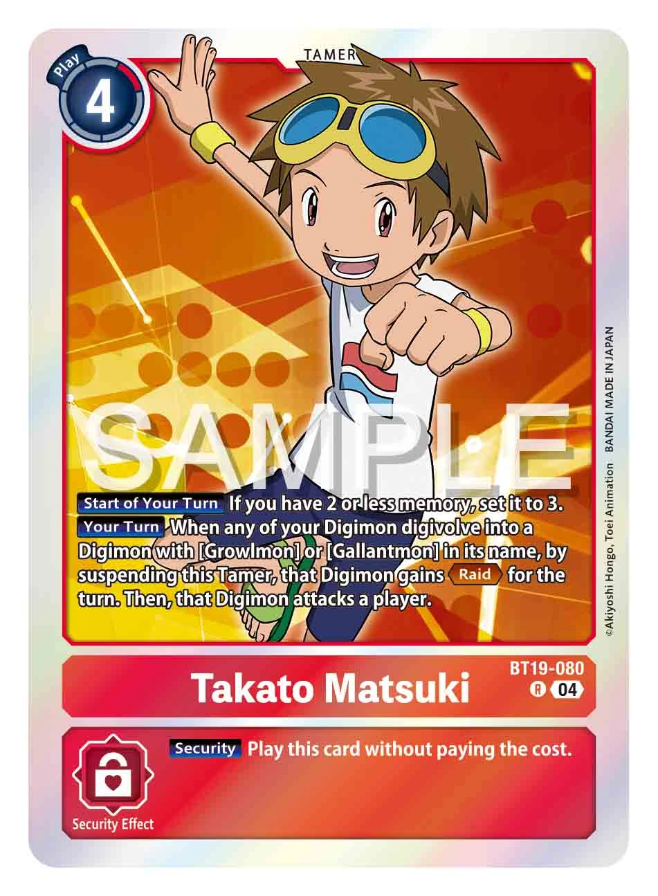 Takato Matsuki (BT19-080) | DigimonCardGame Wiki | Fandom