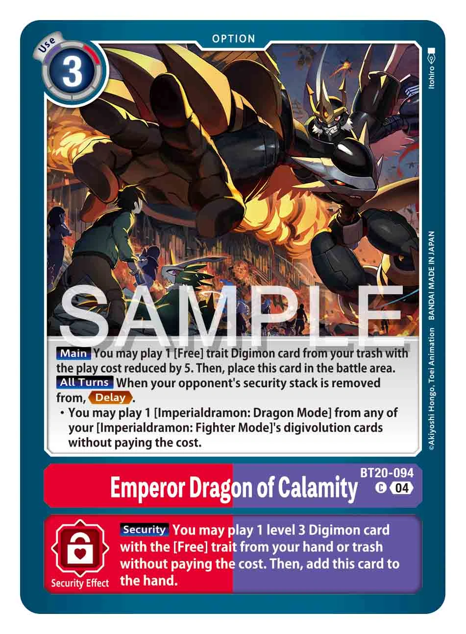 Emperor Dragon of Calamity (BT20-094) | DigimonCardGame Wiki | Fandom