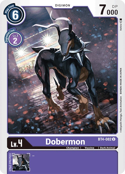 Dobermon (BT4-082) | DigimonCardGame Wiki | Fandom