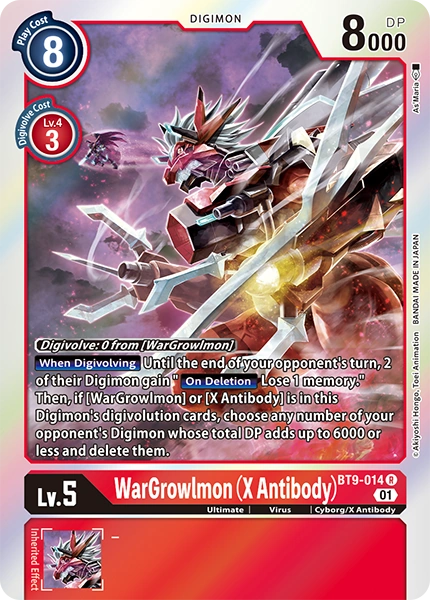 WarGrowlmon (X Antibody) (BT9-014) | DigimonCardGame Wiki | Fandom