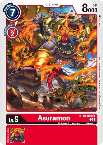 Asuramon (BT10-010) | DigimonCardGame Wiki | Fandom