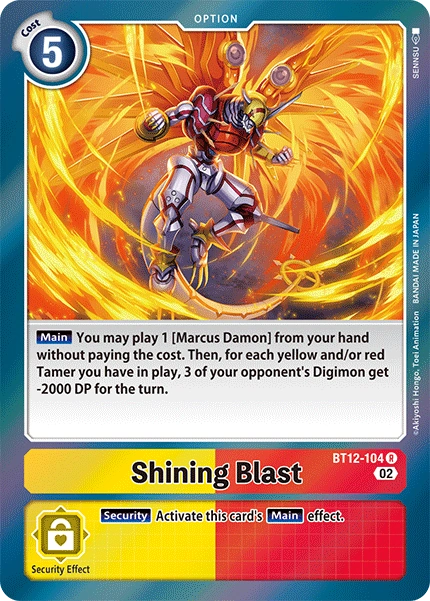 Shining Blast (BT12-104) | DigimonCardGame Wiki | Fandom