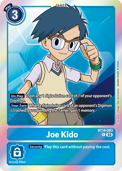 Joe Kido (BT14-083) | DigimonCardGame Wiki | Fandom