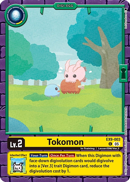 Tokomon (EX9-003) | DigimonCardGame Wiki | Fandom