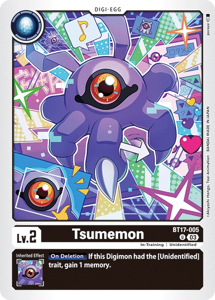 Tsumemon (BT17-005) | DigimonCardGame Wiki | Fandom