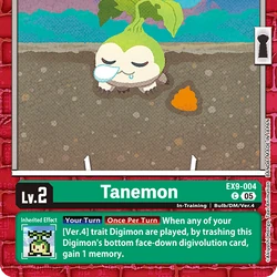 Tanemon Digimon Tcg