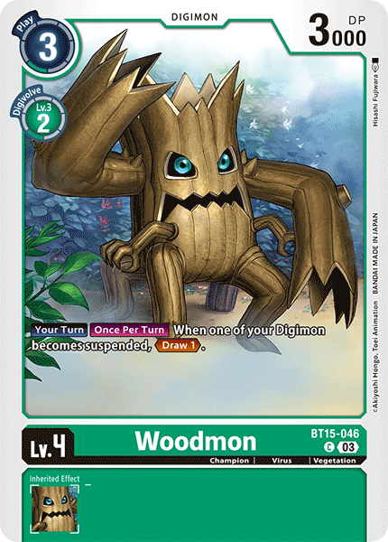 Woodmon (BT15-046) | DigimonCardGame Wiki | Fandom