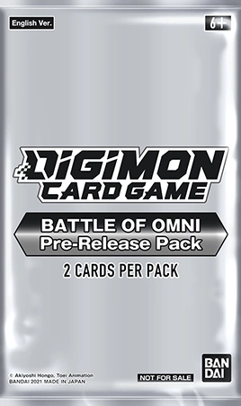 Battle of Omni Pre-Release Promotion/Trivia | DigimonCardGame Wiki | Fandom