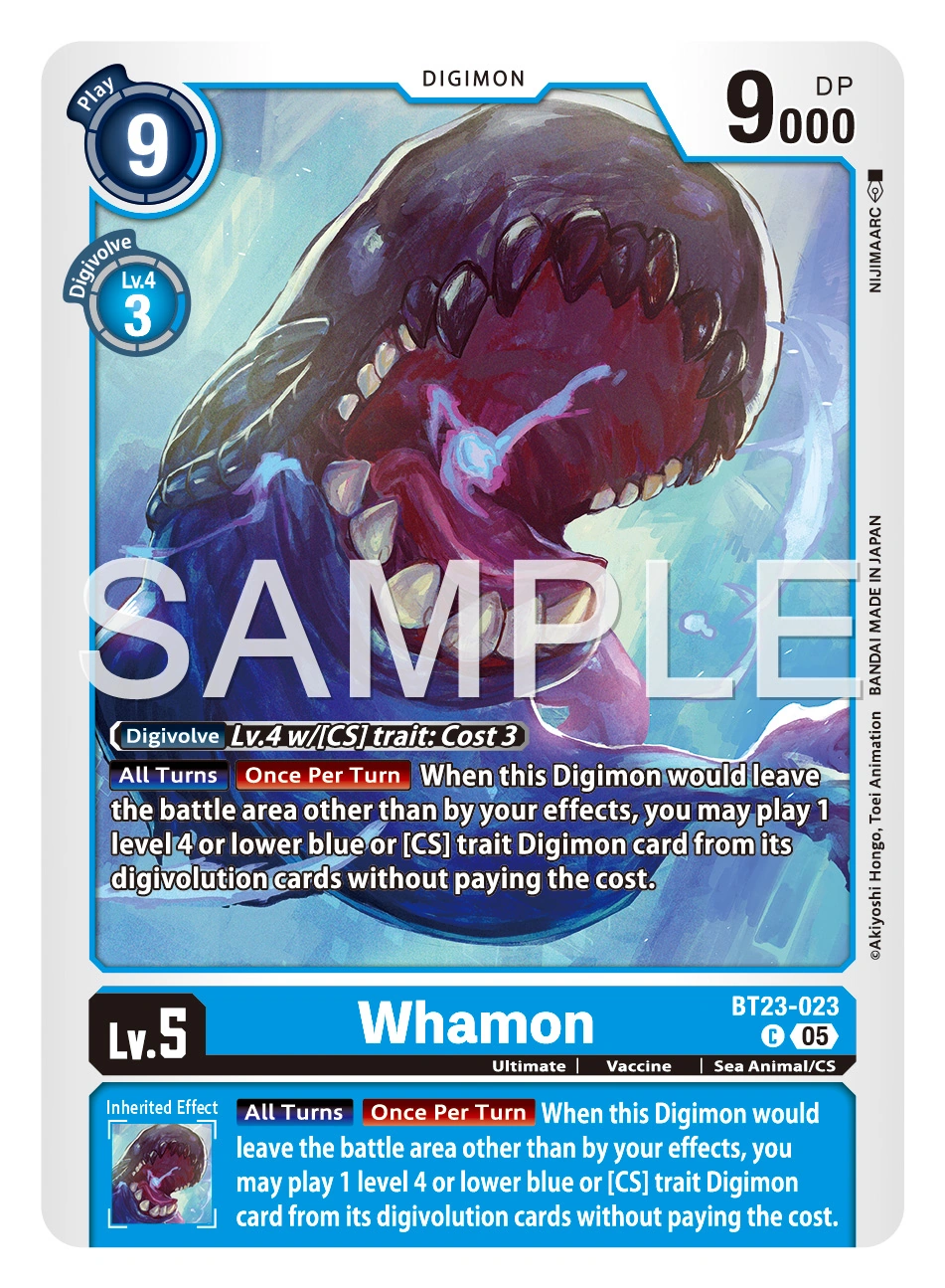 Whamon (BT23-023) | DigimonCardGame Wiki | Fandom